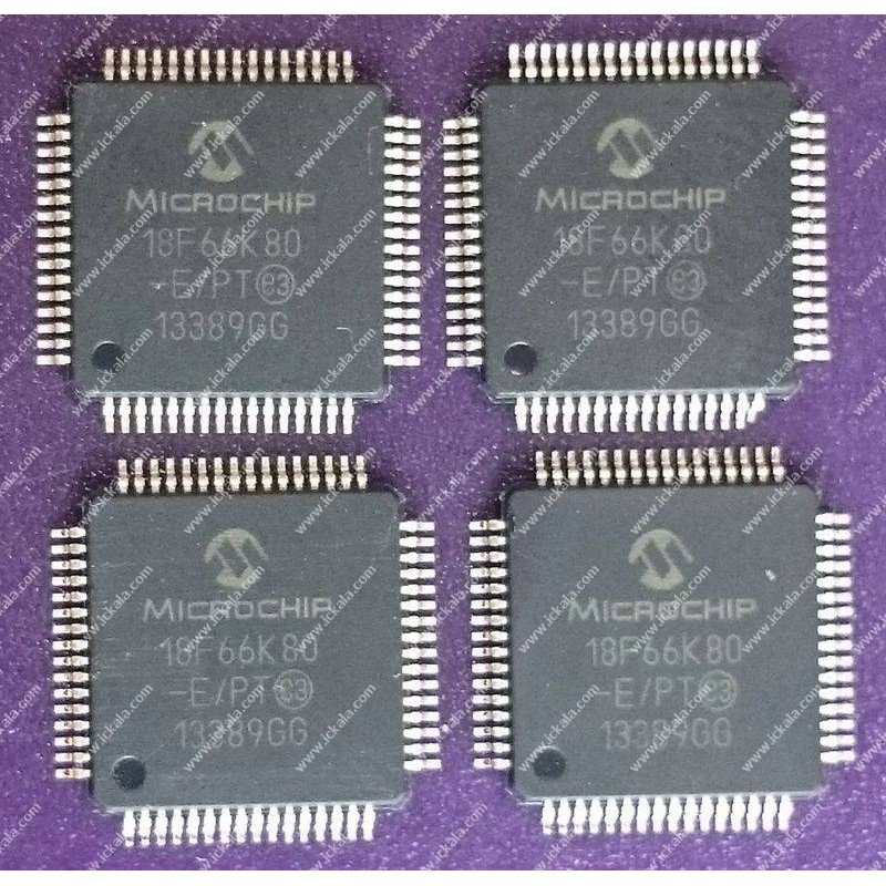 ‫مشخصات، دیتاشیت، قیمت و خرید PIC18F66K80-E/PT‬
